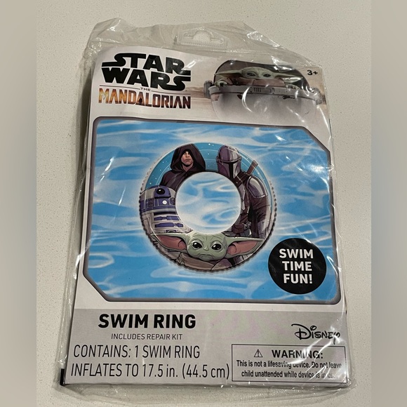 Star Wars | Swim | New Star Wars The Mandalorian Inflatable Swim Ring ...